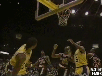 Baseline Leaner: GIF of the Week: Magic Johnson floors Cameraman