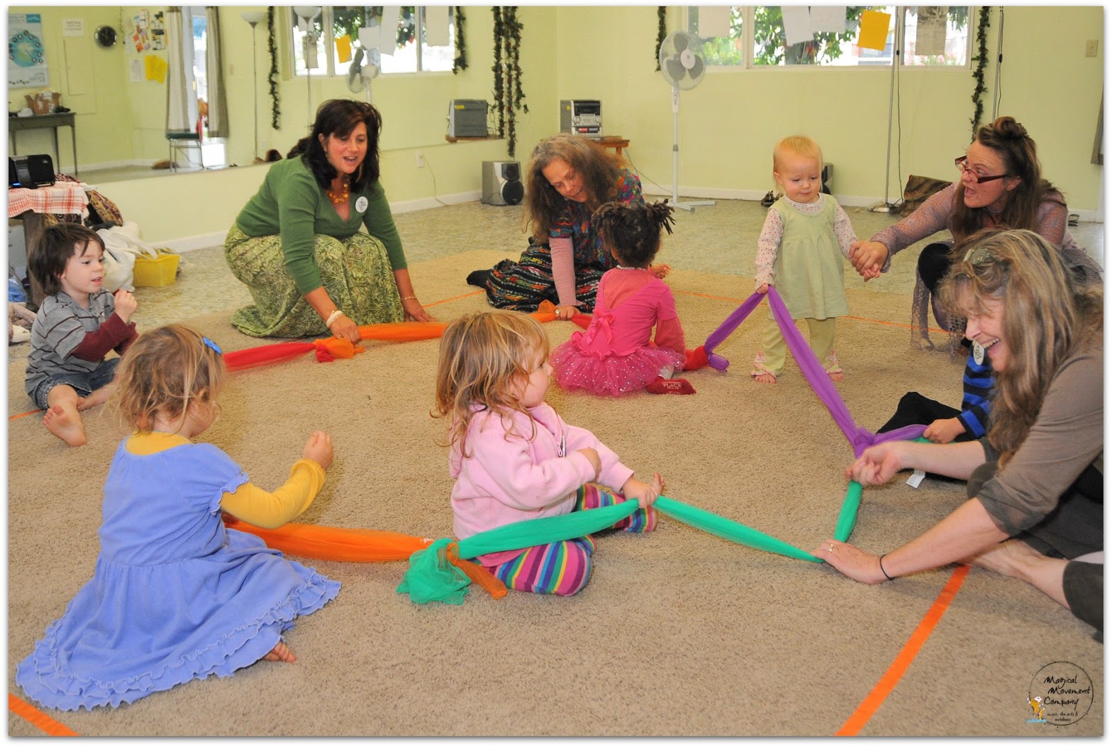 From The Montessori Music Room: Four Ways To Move With A "Stretchy Band ...