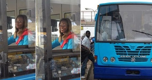 Check out this very young female BRT driver spotted at Ojuelegba… She’s ...