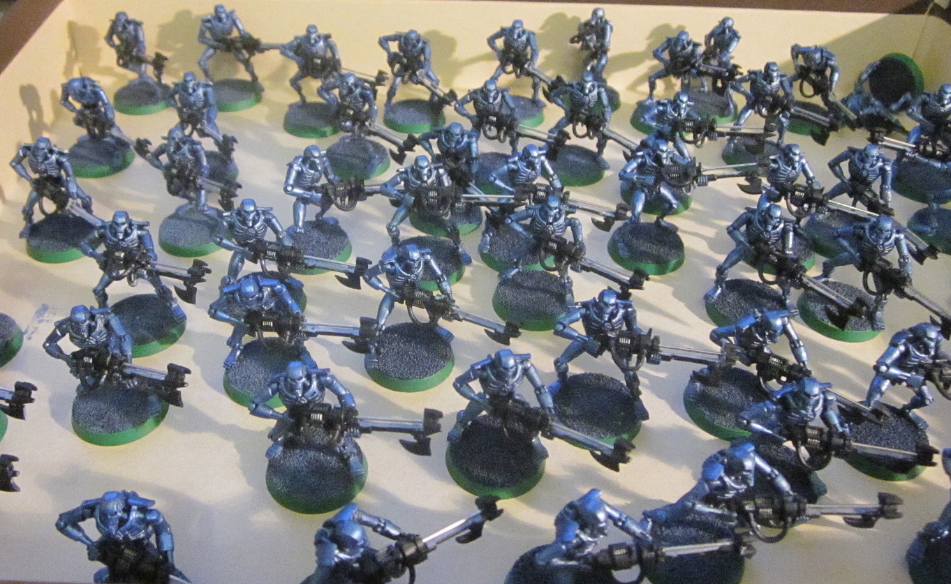 The Land O Misfit Toys: Return of my old Blue Necrons