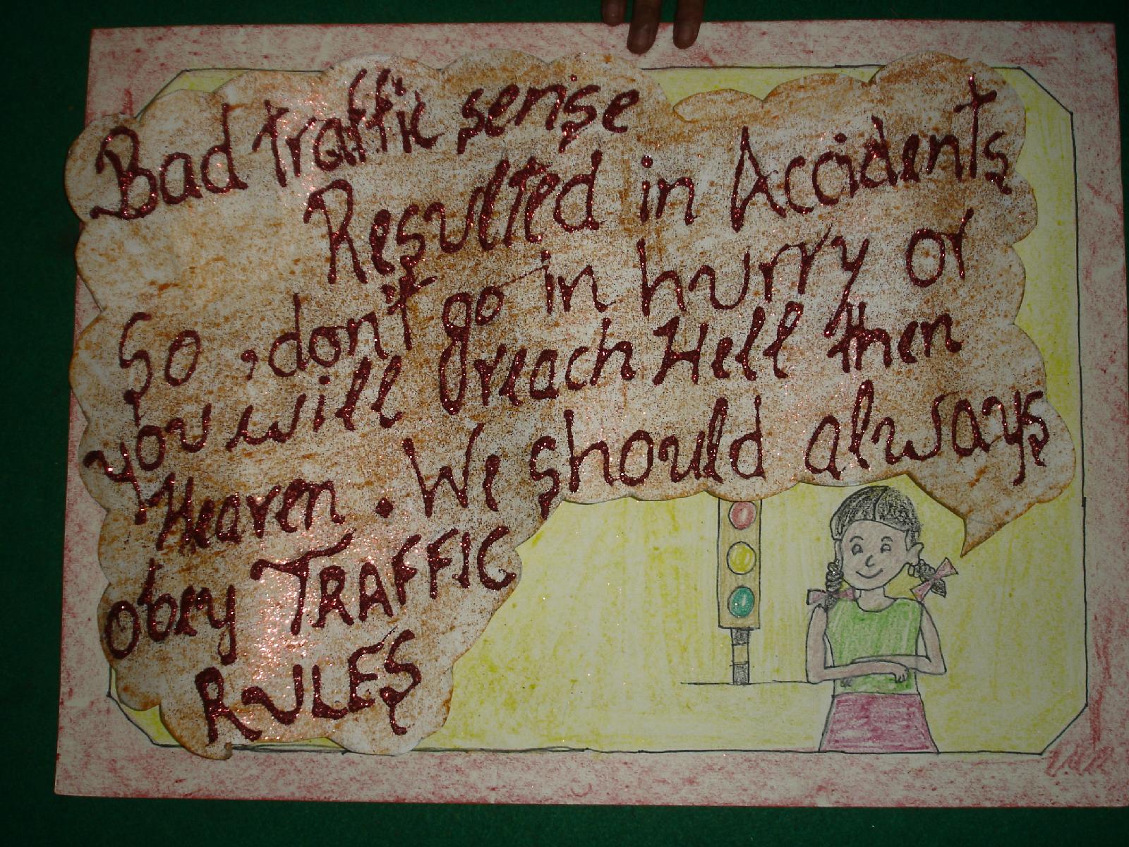 Road safety Club - K.H.M.S. 2011: Slogan writing Competition