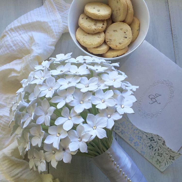Blue Stephanotis Flowers