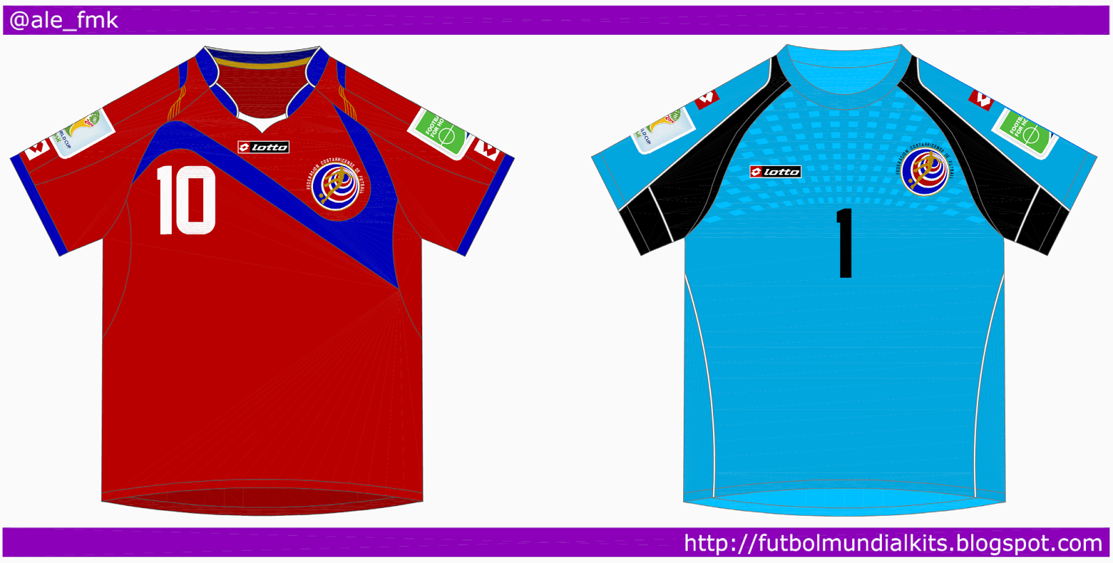 Fútbol Mundial Kits - Uruguay: Selección de Costa Rica - 2014 (home y ...