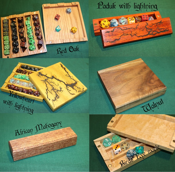 Tenkar's Tavern: Kickstarter - The Dungeons Keep, Wood Dice Cases for ...