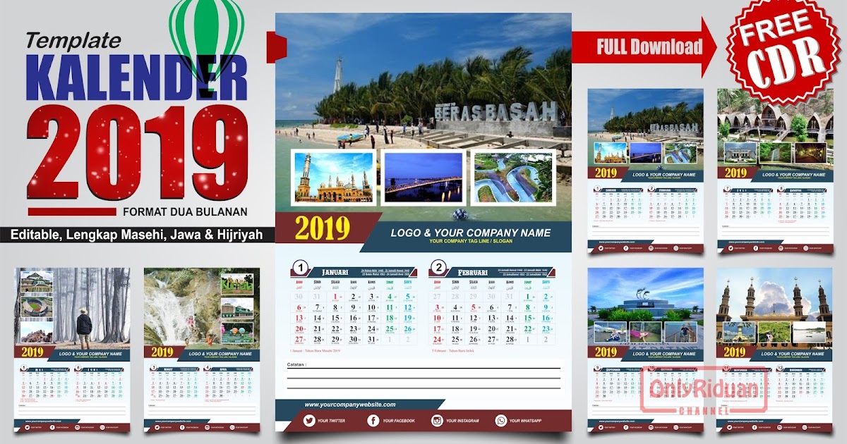 Terbaru 75+ Desain Kalender Keren Cdr