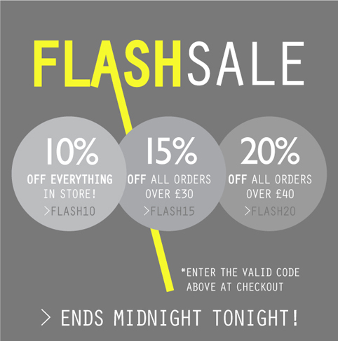 Behind the scenes: FLASH SALE! Ends Midnight Tonight