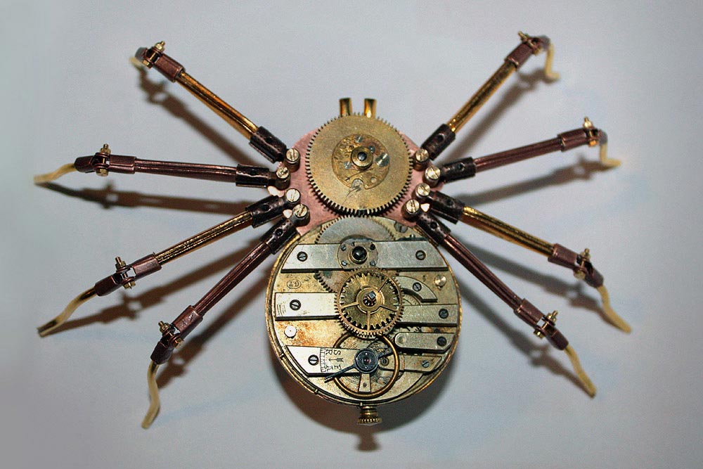 Фото: Мастер Tom Hardwidge и steampunk sculptures