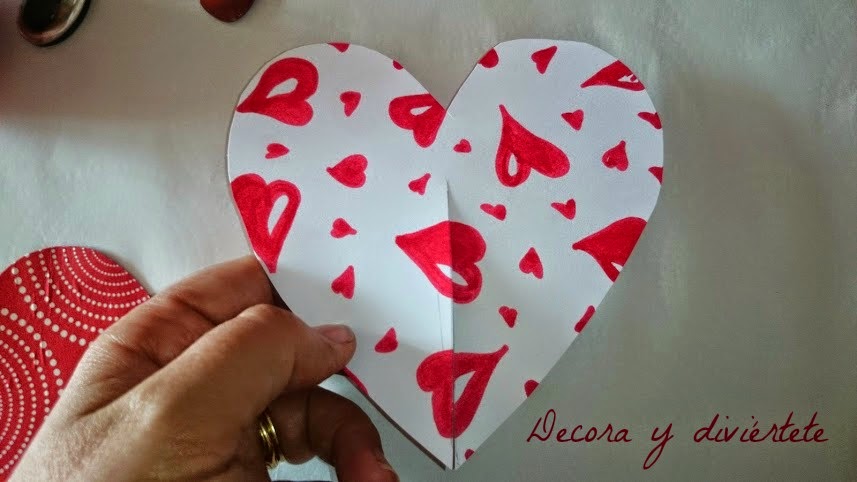 Como hacer un corazón en relieve