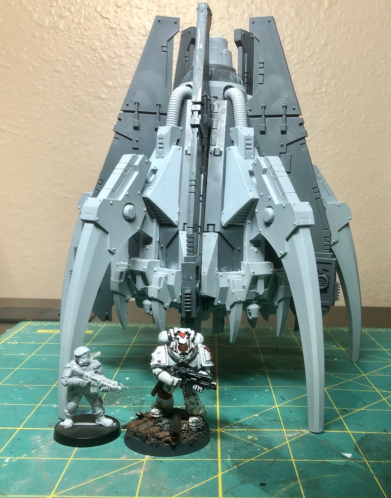 THE XHORIK WARS: White Scars Anvillus Pattern Dreadclaw Drop Pod
