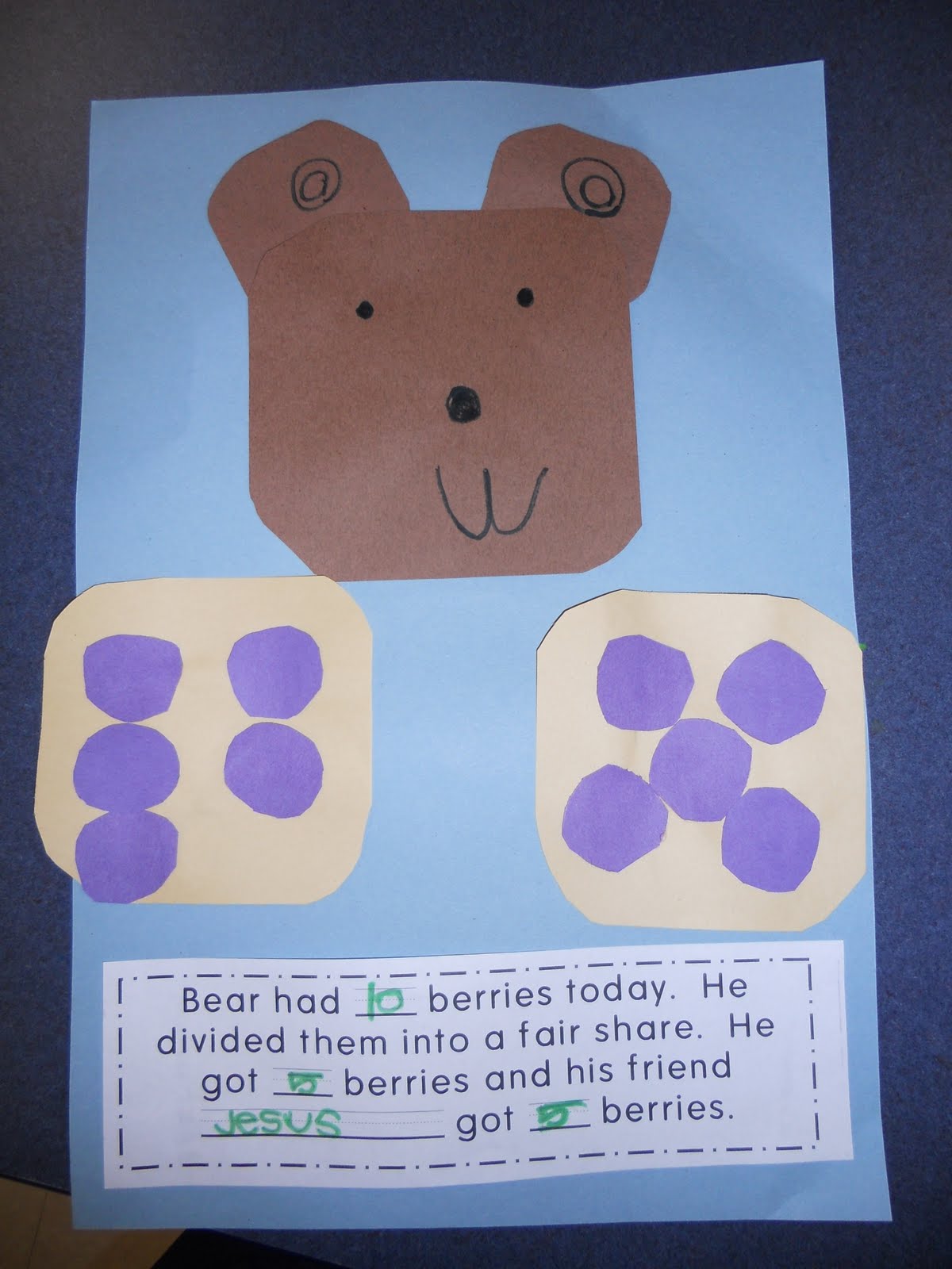 Mrs. Lasater's Kindergarten Class: Fair Share