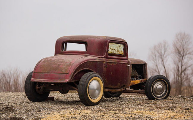 MUSCLE CAR COLLECTION : 1932 Ford Flathead V8 Pioneer Hot Rod Car