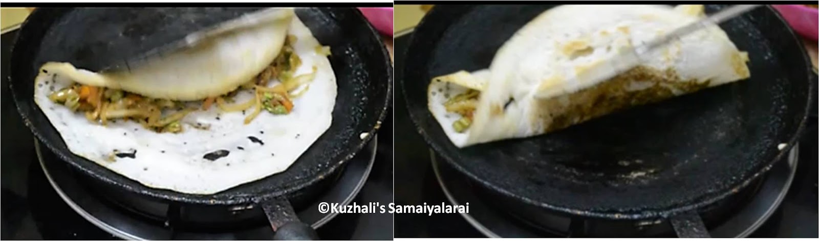 KUZHALI'S SAMAIYALARAI: VEGETABLE SPRING ROLL DHOSAI/DOSA - EASY DOSA ...