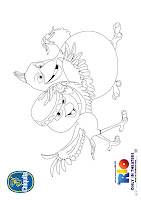 Coloring & Activity Pages: Nico & Pedro from "Rio" Coloring Page