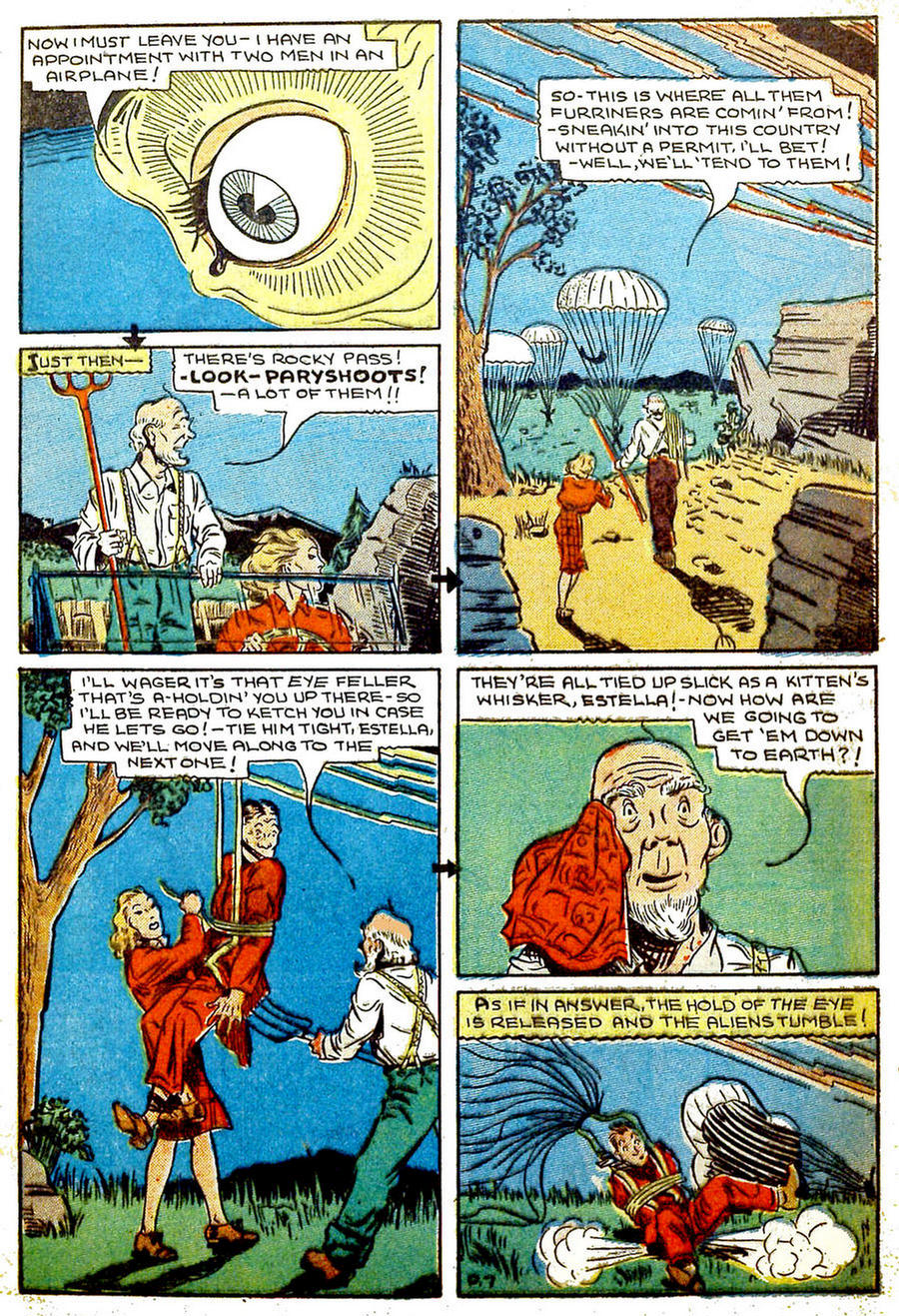 Pappy's Golden Age Comics Blogzine: Number 2108: Eye-yi-yi!