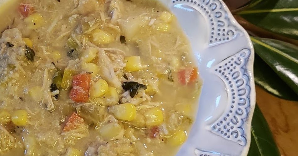 SWEET ALMOND TREE: Chicken Corn Soup with Rivels and Saffron: in Praise ...