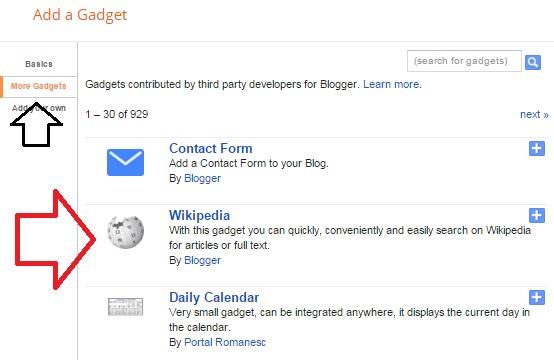 Cara Menciptakan Widget Kotak Search Wikipedia Pada Blog - BLOGGING MUDAH