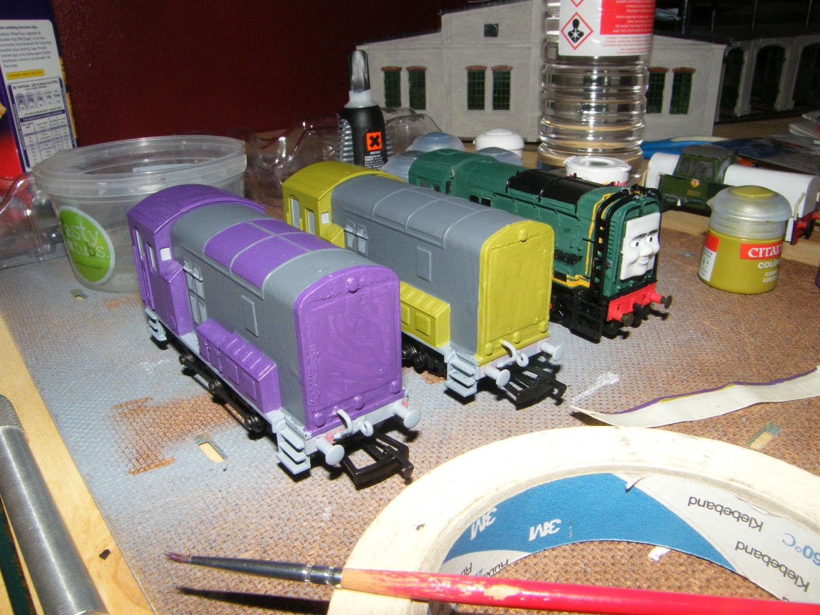 The World of Thomas The Tank Engine Modelling: Splatter & Dodge Project ...