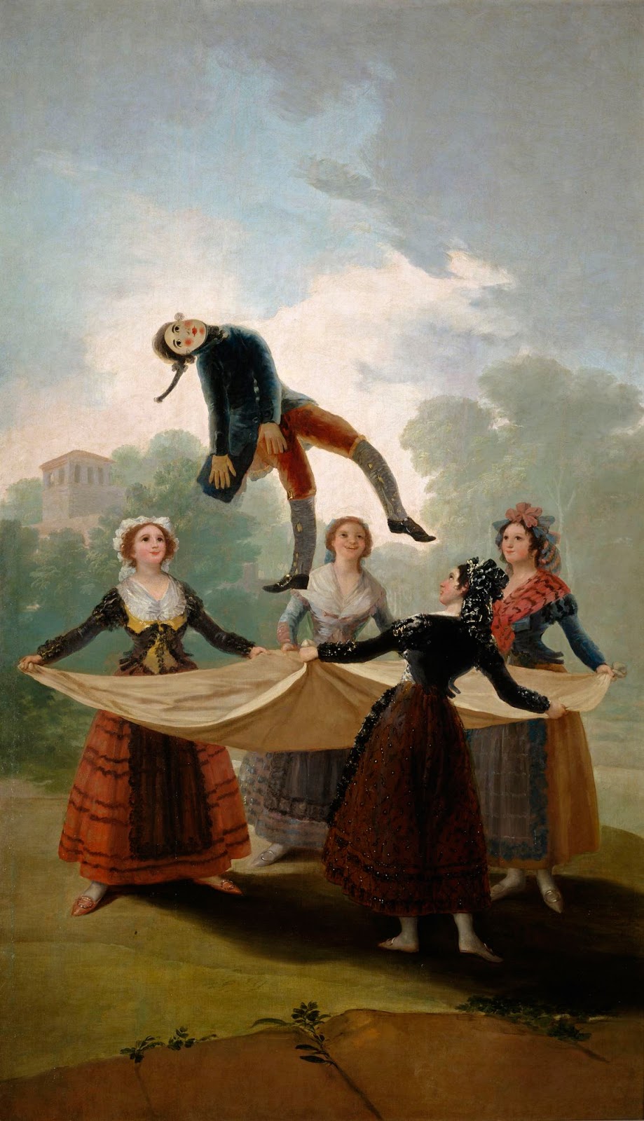 Francisco Goya - Women Tossing a Straw Manikin in a Blanket (1791-92 ...