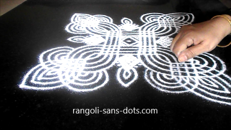 Only geethala muggulu Sankranti rangoli