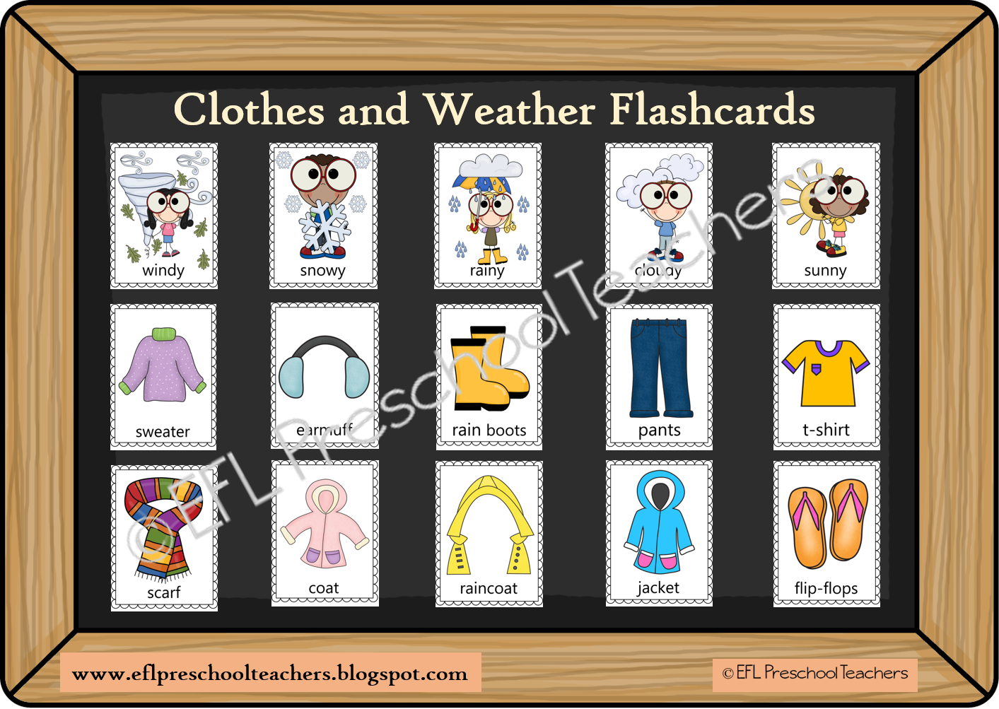 ESL/EFL Preschool Teachers: Clothes Unit for Preschool ESL