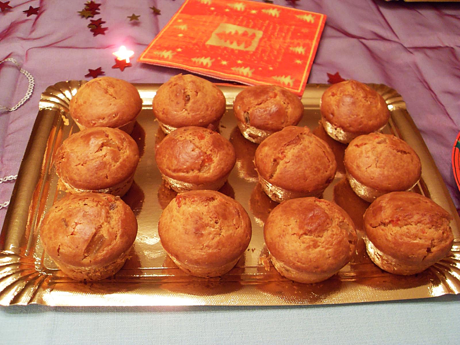 Ma Cuisine Végétalienne: Muffins aux fruits confits (Vegan)