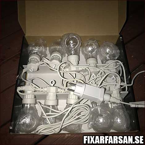 Energisnål Balkongbelysning - Glödlampor Med LED | FixarFarsan