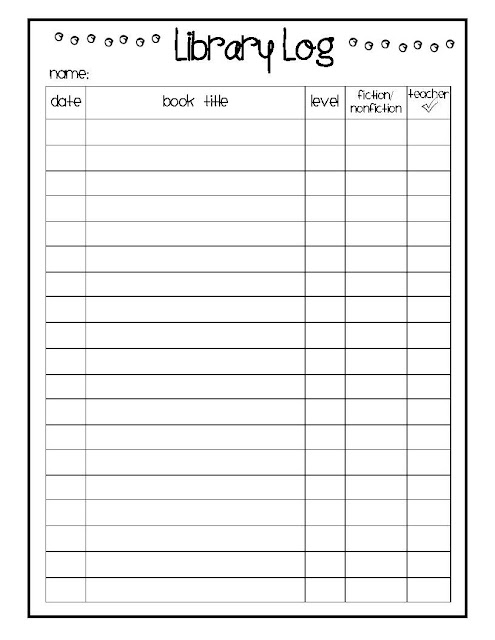 Totally Terrific in Texas: Library Log