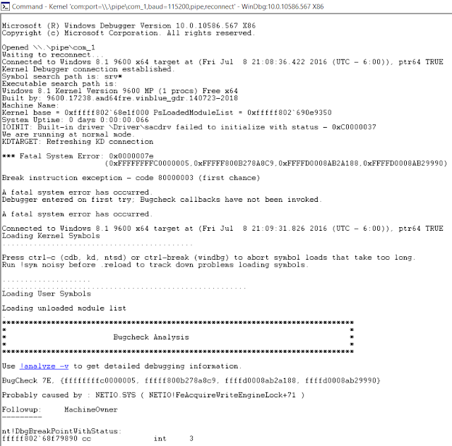 Exploring the Wonder: Early Boot Windows Debugging - Part 2 - Kernel ...