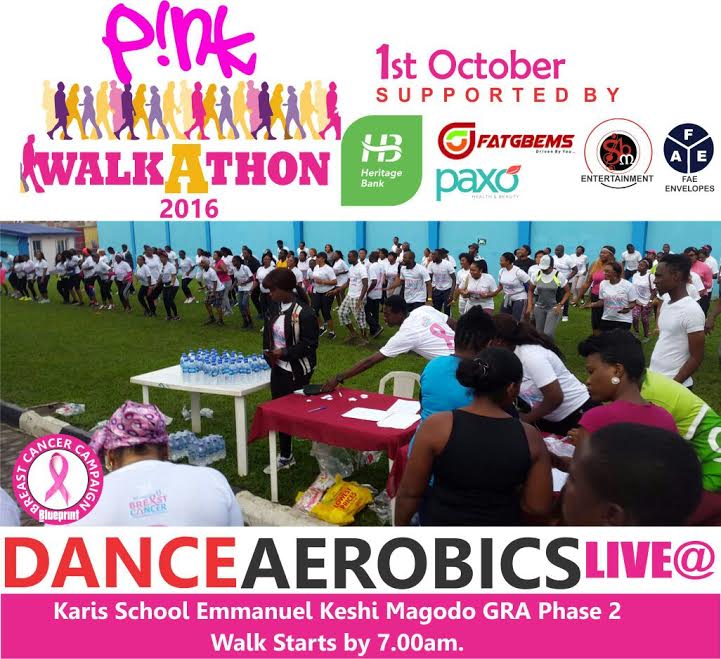 Its 1st October in pink at the Blueprint "Pink Walkathon" cancer ...