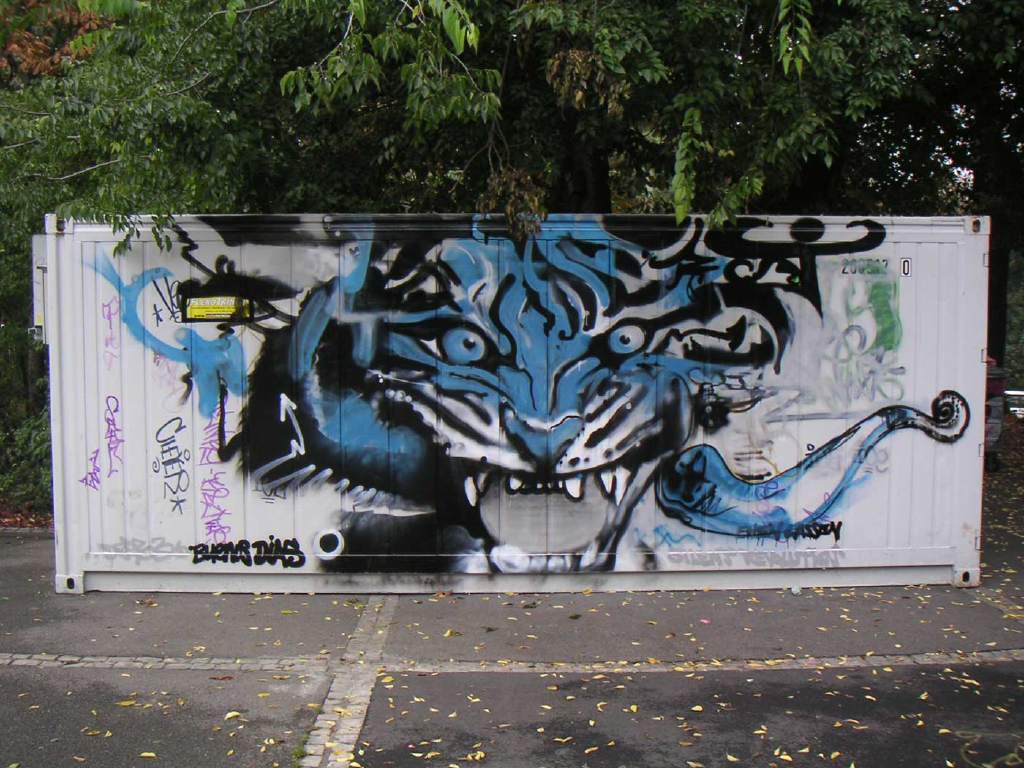 grafity: Animal Tiger in Graffiti Art Designs Ideas