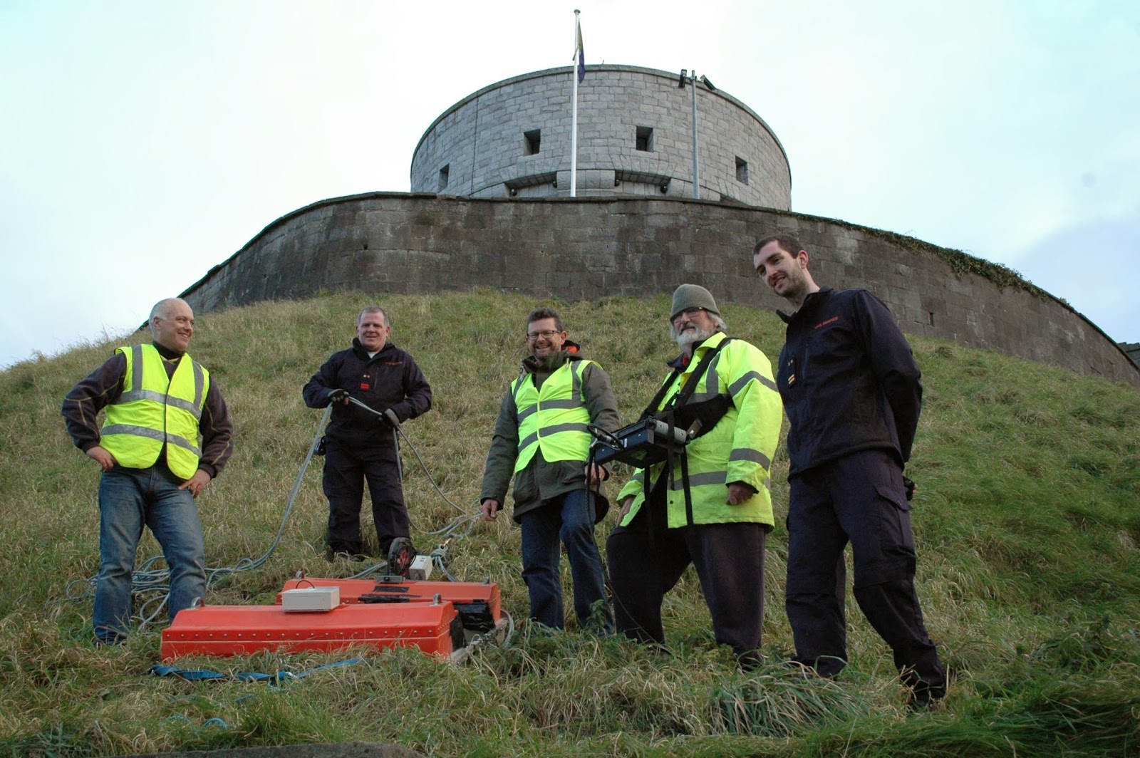 Drogheda Museum News & Views: Geophysical Survey at Millmount
