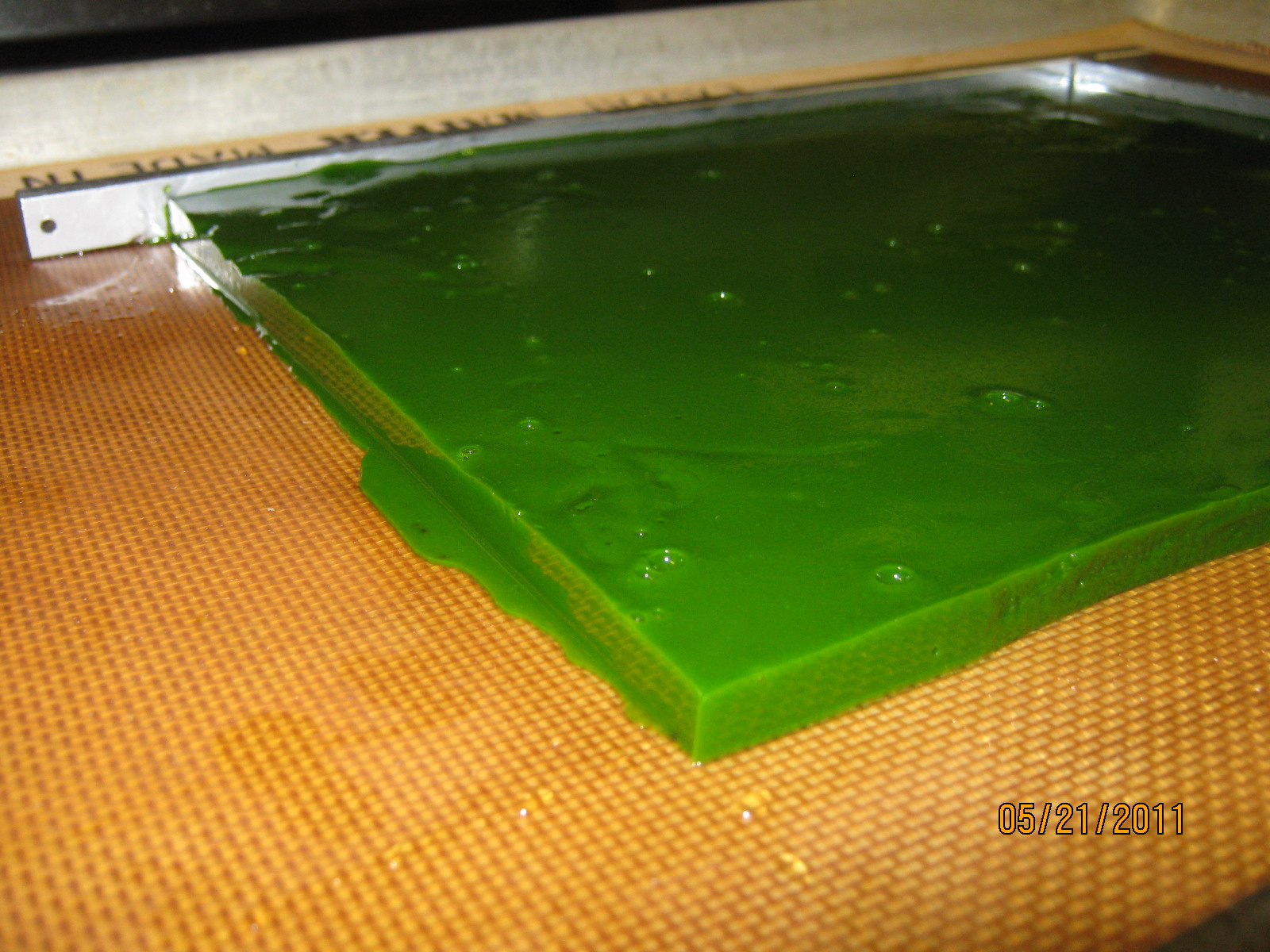 J. Gilbert's 826 Test Kitchen/Chef's Tasting Log: Basil Gelee