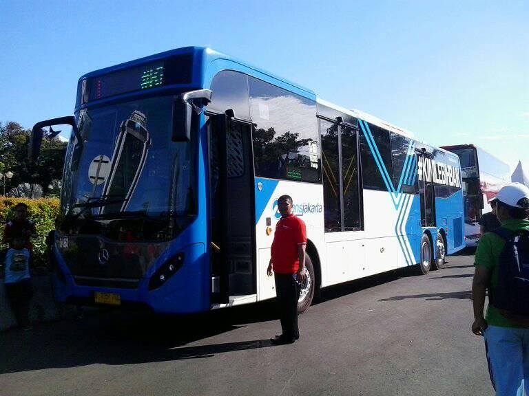 Inilah Penampakan Bus Maxi Trans Jakarta Buatan Karoseri Nusantara Gemilang