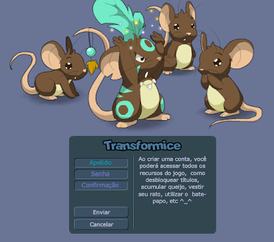 Transformice PRO :::...: Criar conta no transformice