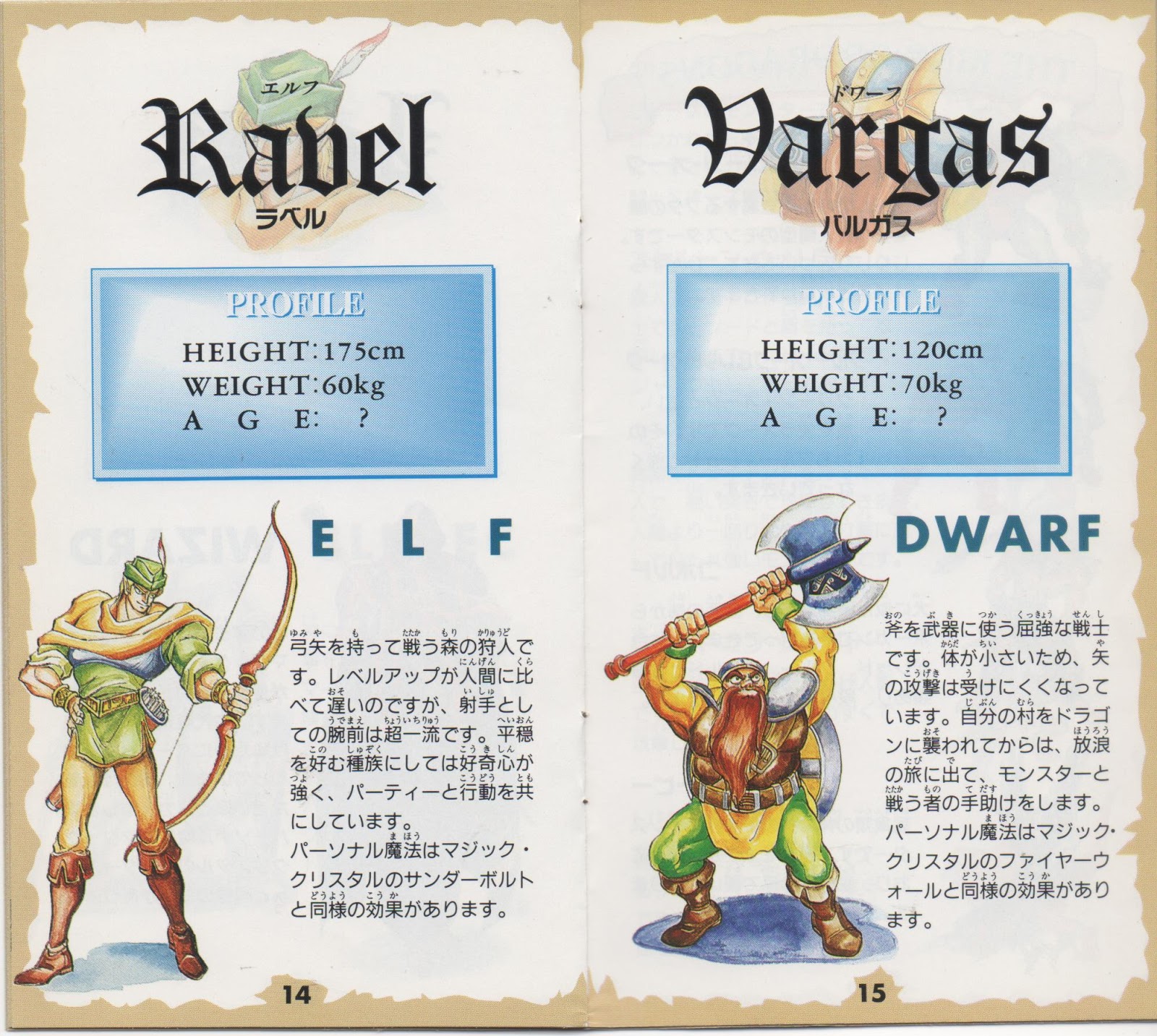The King of Dragons (SNES, JPN) Manual Scans