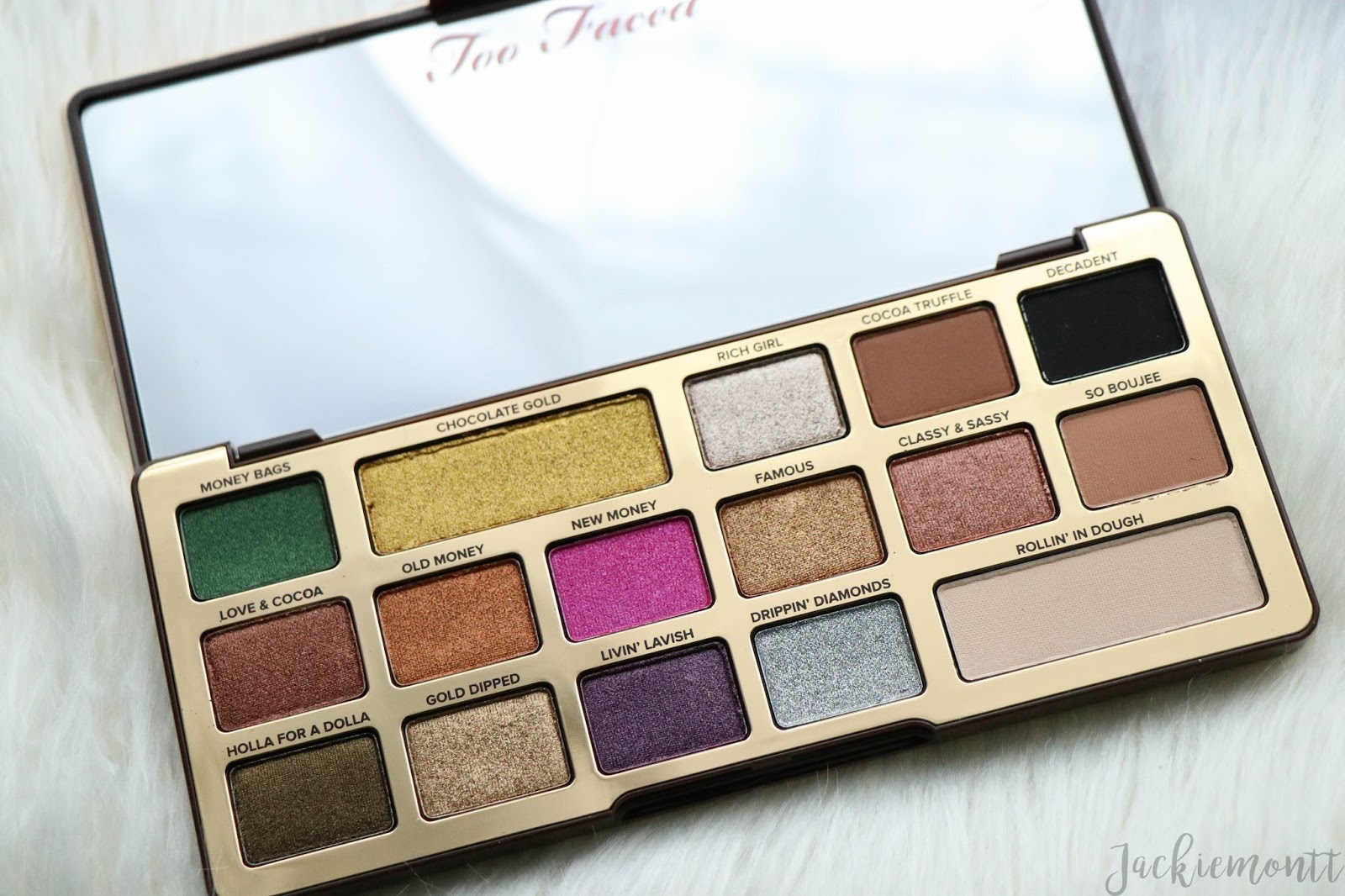 My First Too Faced Palette, Chocolate Gold Eyeshadow Palette - JACKIEMONTT