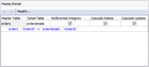Master detail buttons php maker - makerqlero