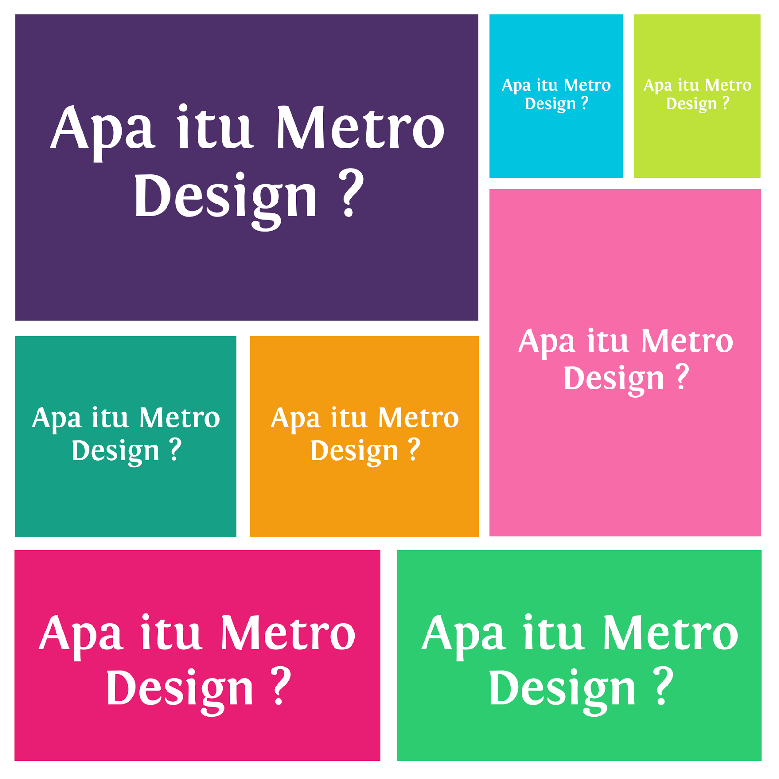 Apa itu Metro Design ? ~ Designs Books