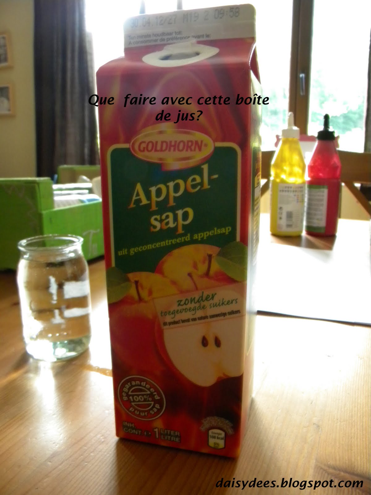 Daisydées: Que faire avec des boîtes de jus ? – des bateaux