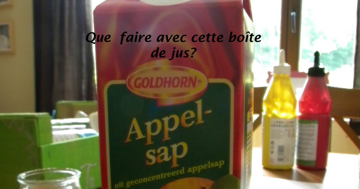 Daisydées: Que faire avec des boîtes de jus ? – des bateaux