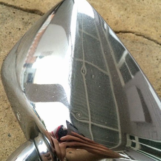 tyrobenz: Item 6: Mercedes-Benz W114/W115 RHS Original Door Mirror