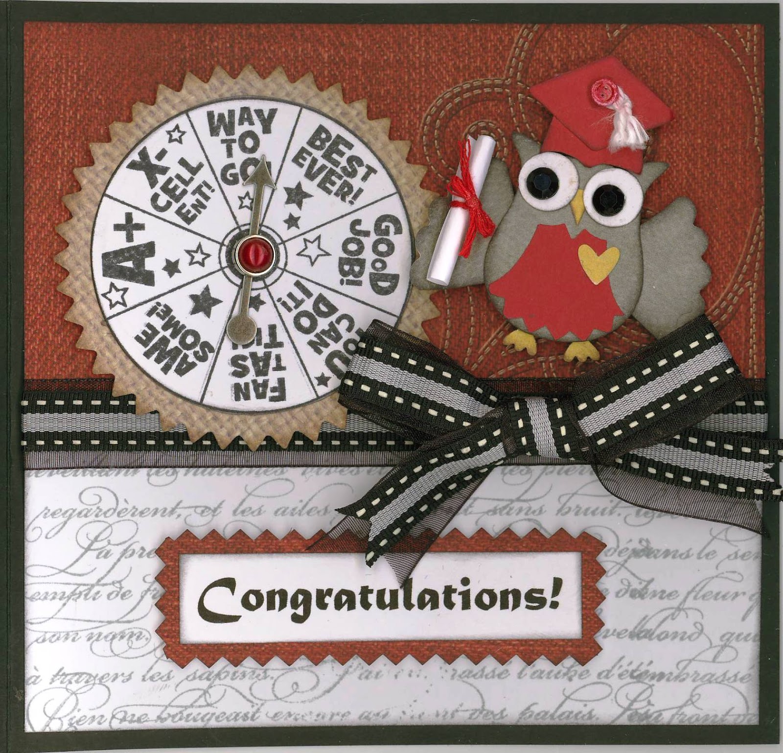 Chatterbox Creations: Graduation Owl Contratulations!