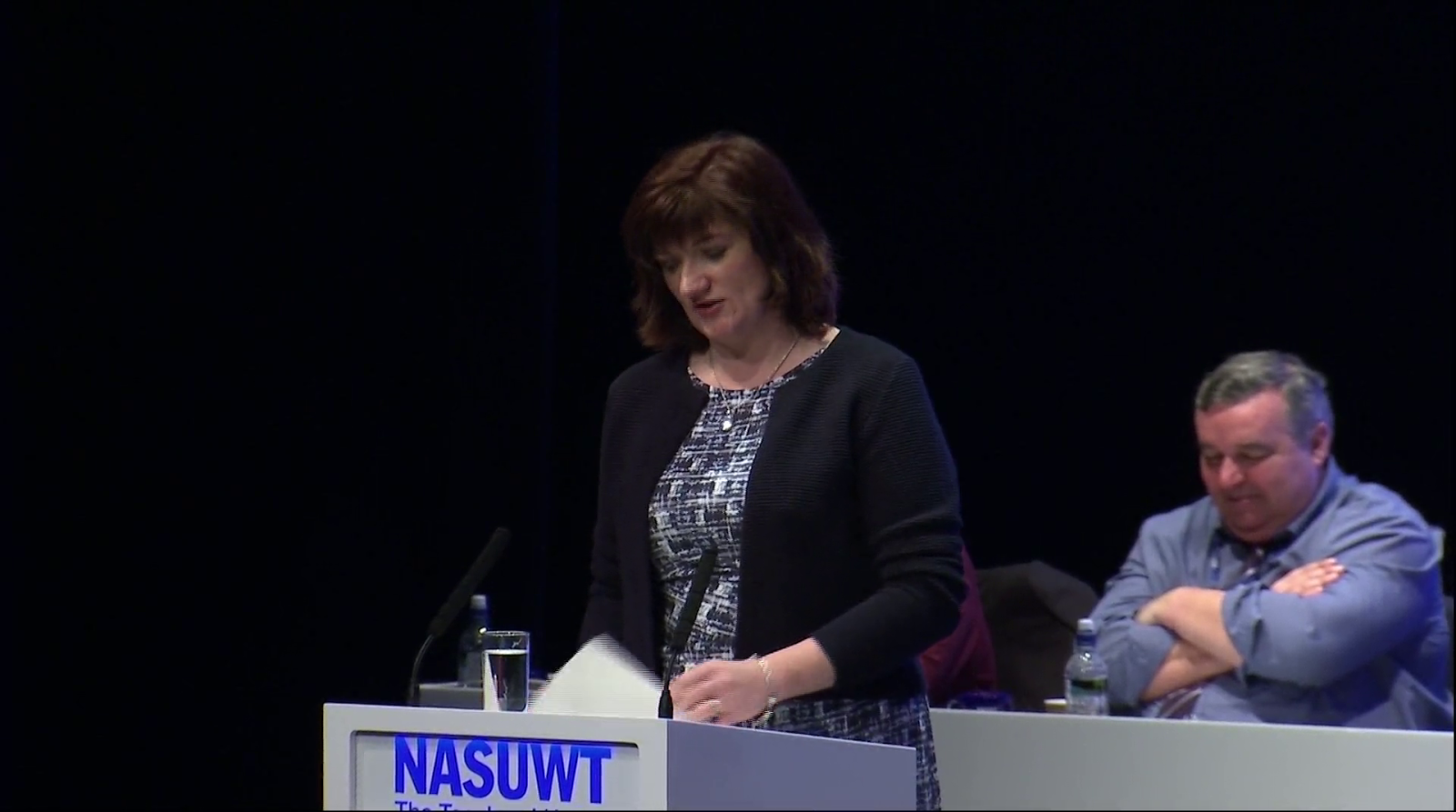 N/A: Alfred Joyner. Education Secretary Nicky Morgan heckled by ...