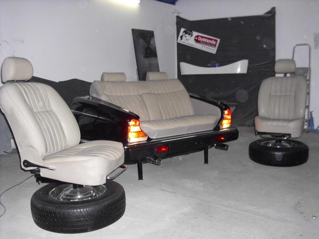 Automöbel in Handarbeit gefertigt. Möbel aus Autoteilen und andere ...