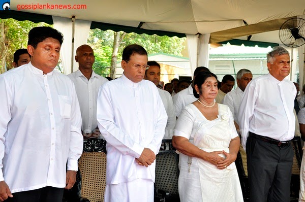 R. Premadasa, 22nd Commemoration ceremony with President and Prime ...