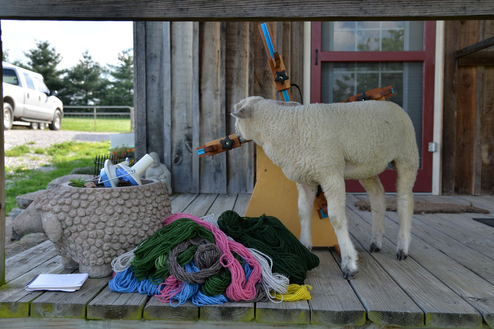 Punkin's Patch: Proper Use Of A Skein Winder