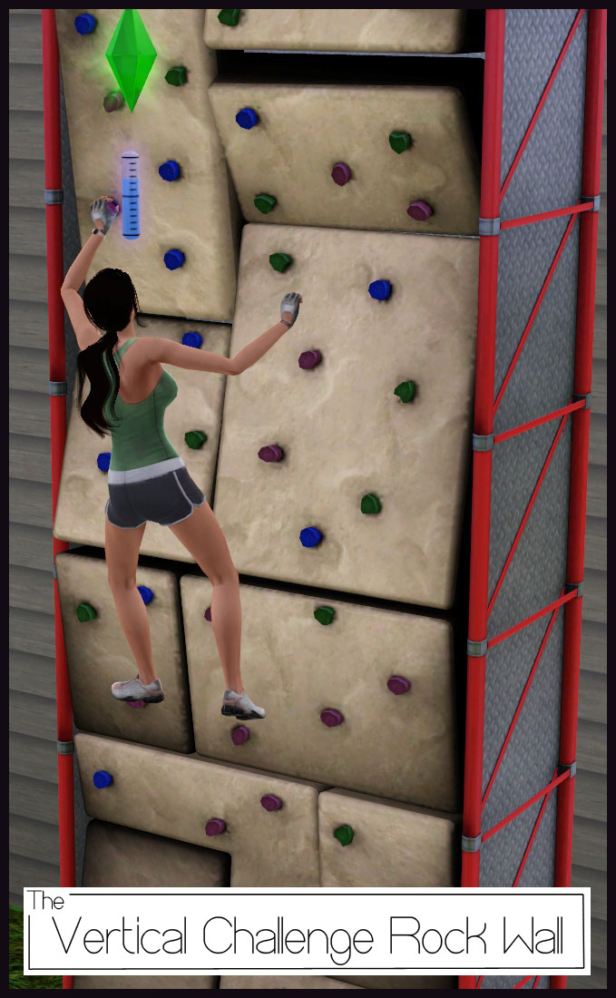 NightDove Sims: Store: Vertical Challenge Rock Wall!