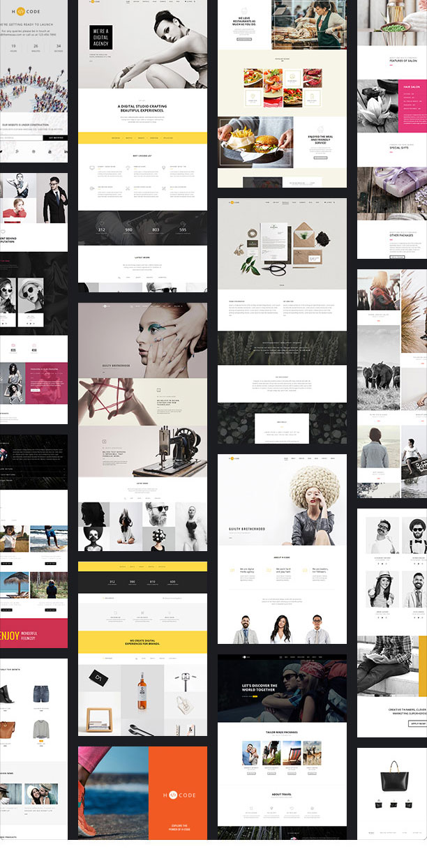 H-Code Responsive & Multipurpose WordPress Theme