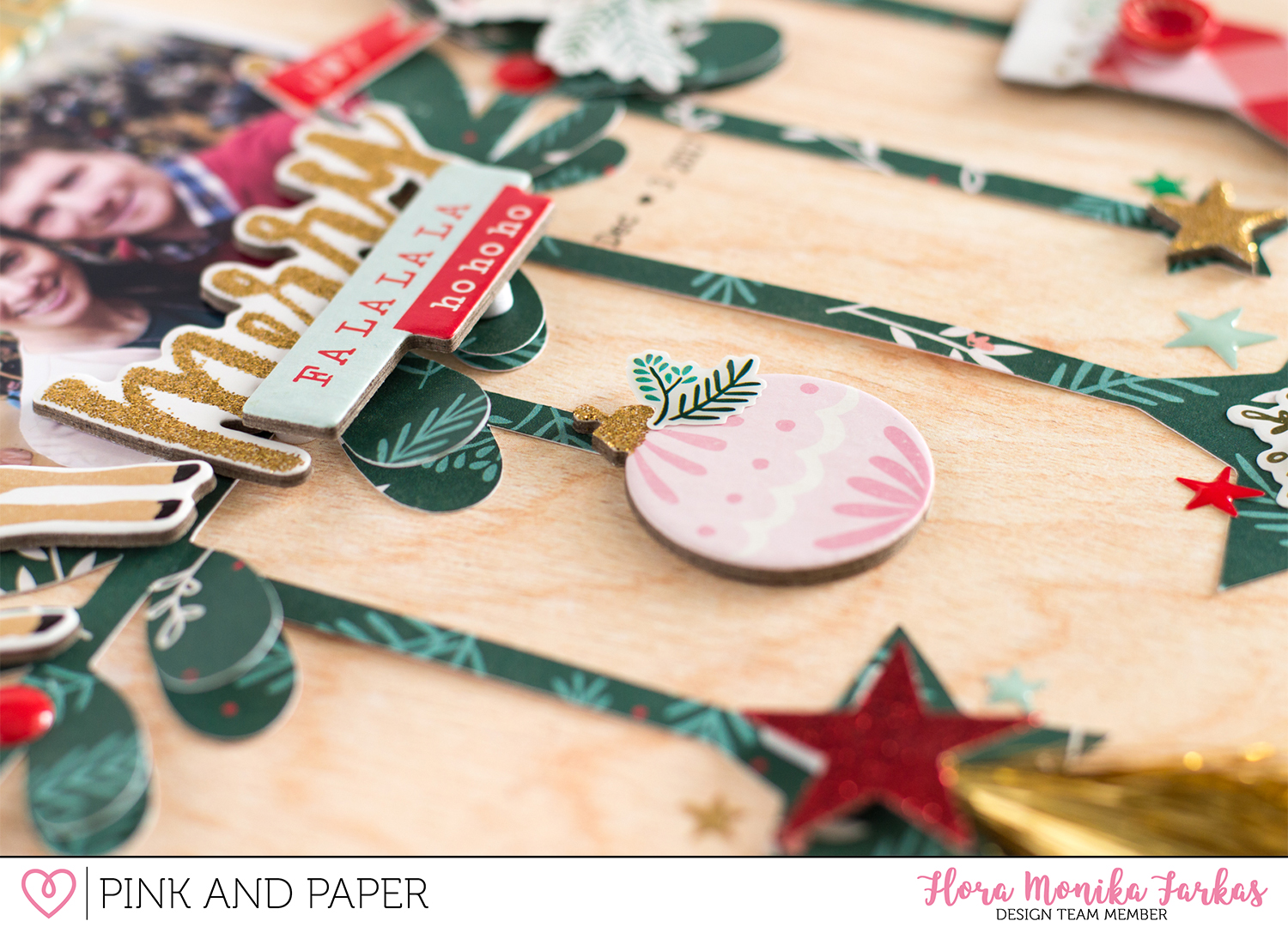 Festive layout with Crate Paper Falala | Flóra Mónika Farkas