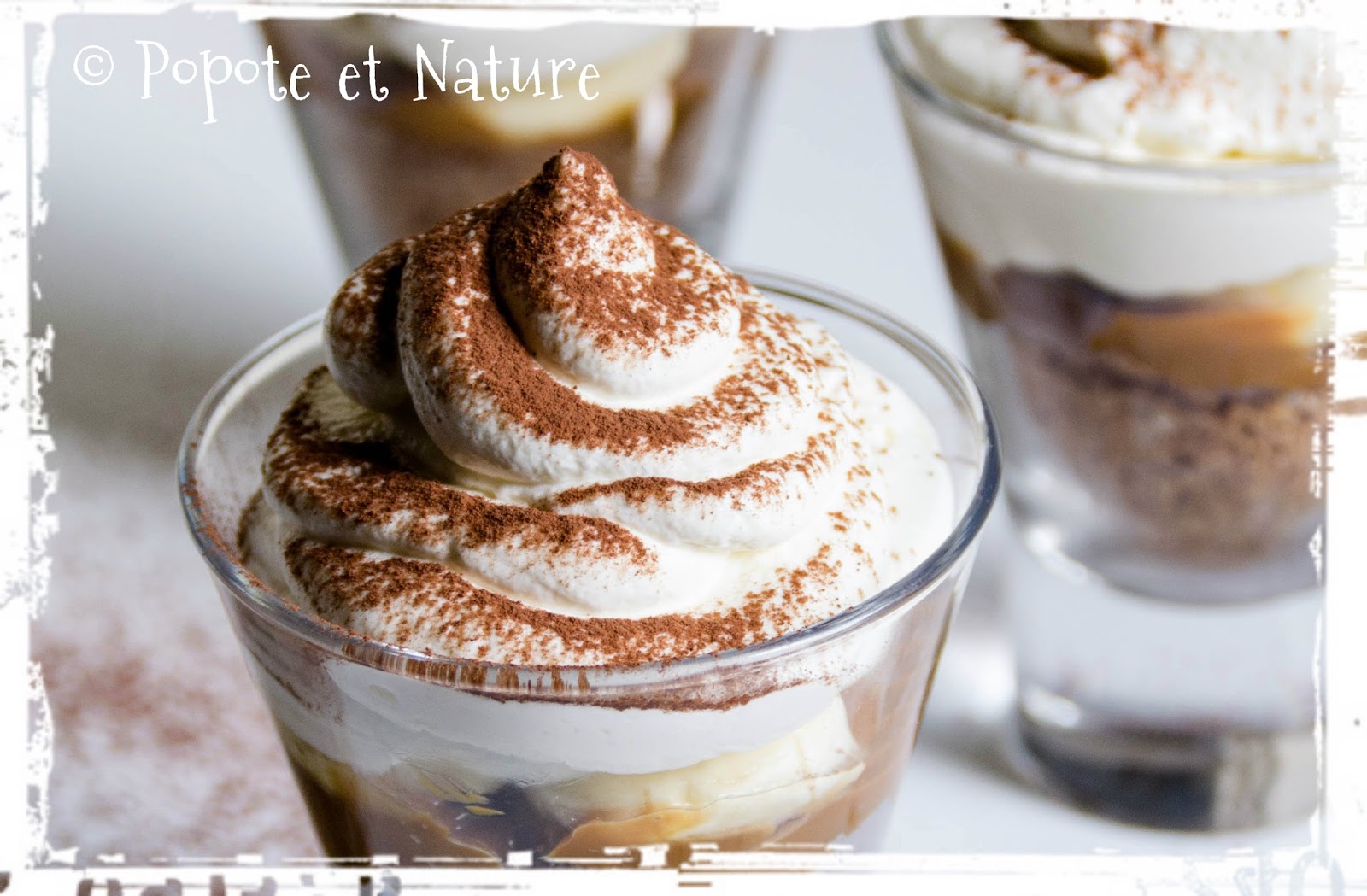 Popote et Nature: Verrines façon banoffee au dulce de leche